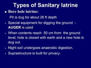 PPT for Excreta disposal.ppt | Digestive Disorders | Diseases and ...