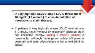 cuando, porque y como disminuir el colesterol en mis pacientes? | PPT