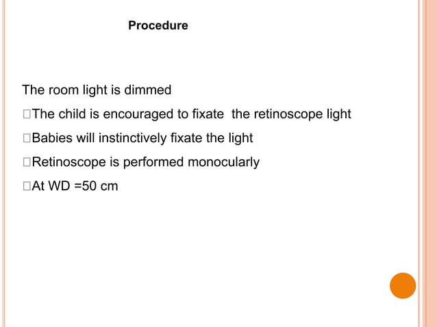 Dr vinit kumar paediatric refraction | PPTX