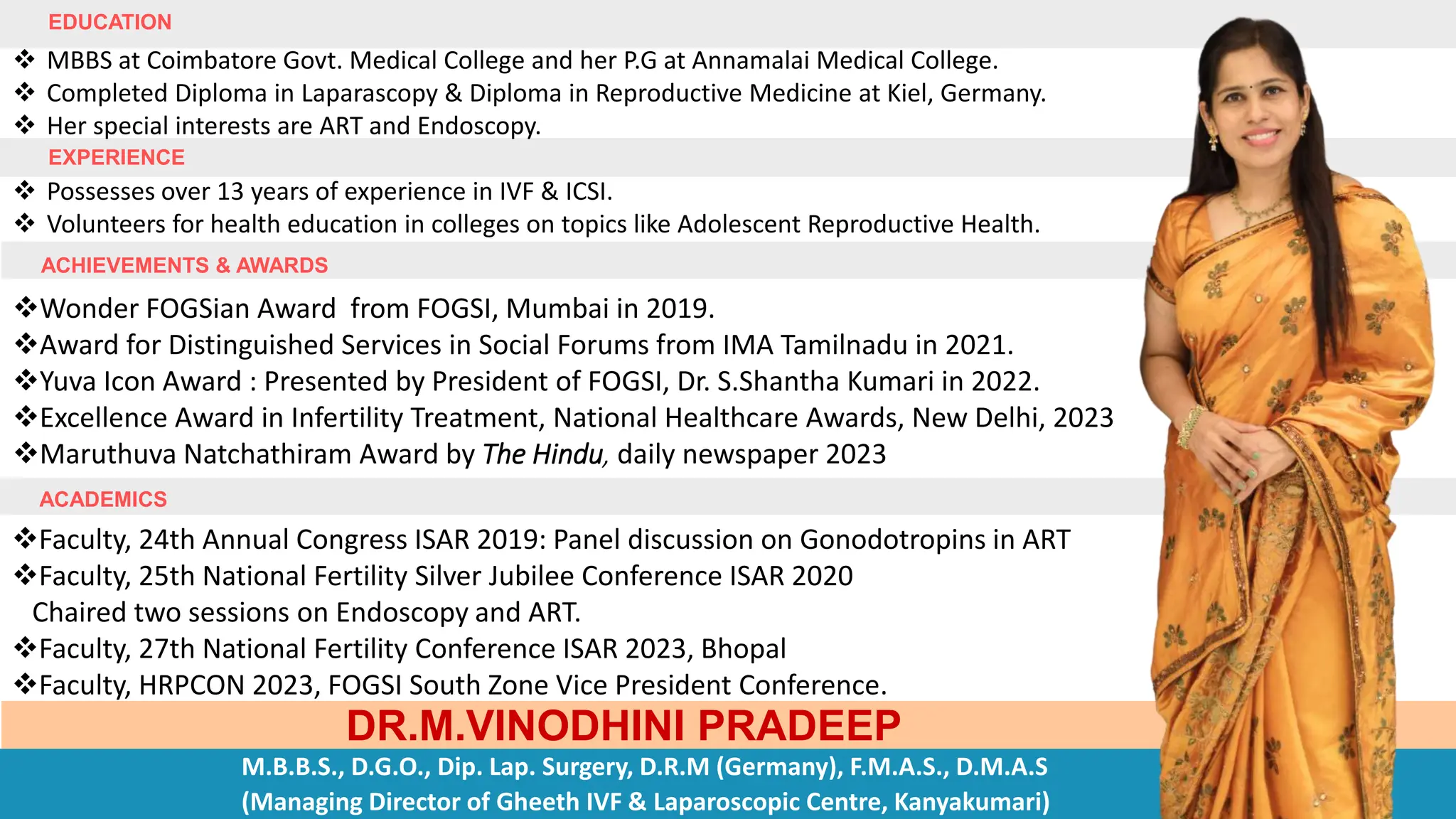 CV of Dr Vinodhini Pradeep GheethIVF.pptx