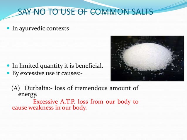 Importance of Saindhav lavana (Rock Salt) as per Ayurveda | PPTX