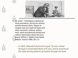 Dr william oldendorf Death anniversary Symposium | PPTX