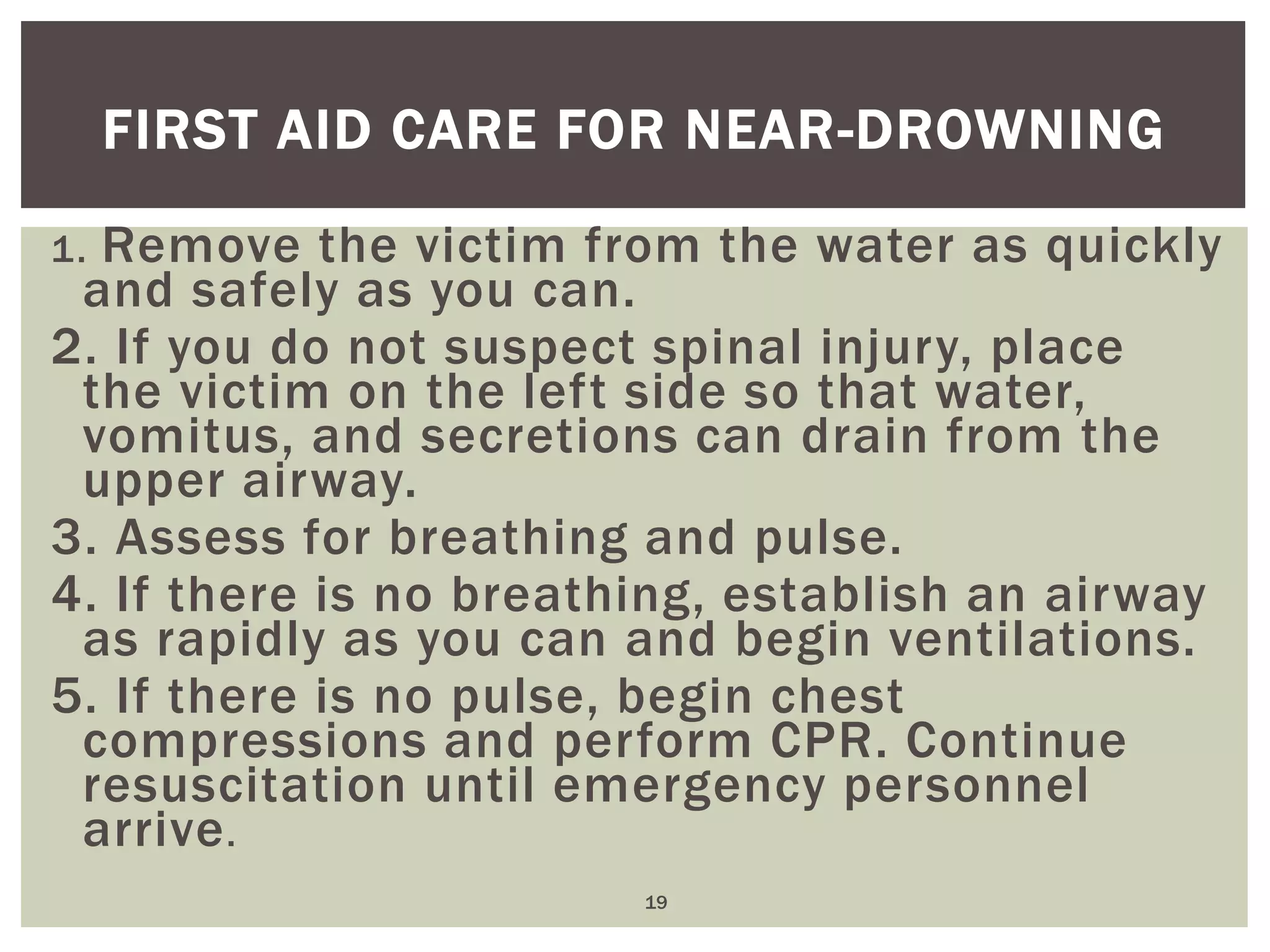 Drwoning water-accidents-and-resuscitation | PPTX