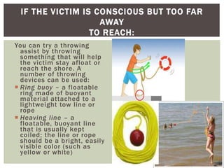 Drwoning water-accidents-and-resuscitation | PPTX