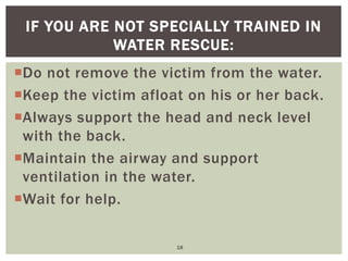 Drwoning water-accidents-and-resuscitation | PPTX