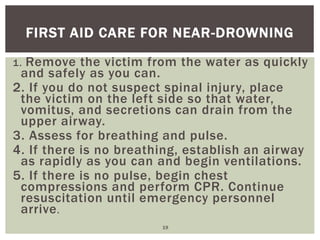 Drwoning water-accidents-and-resuscitation | PPTX