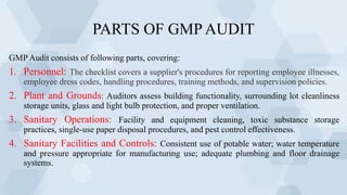 GMP compliances of Audit | PPTX
