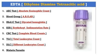 Pathology Blood Test and use | PDF