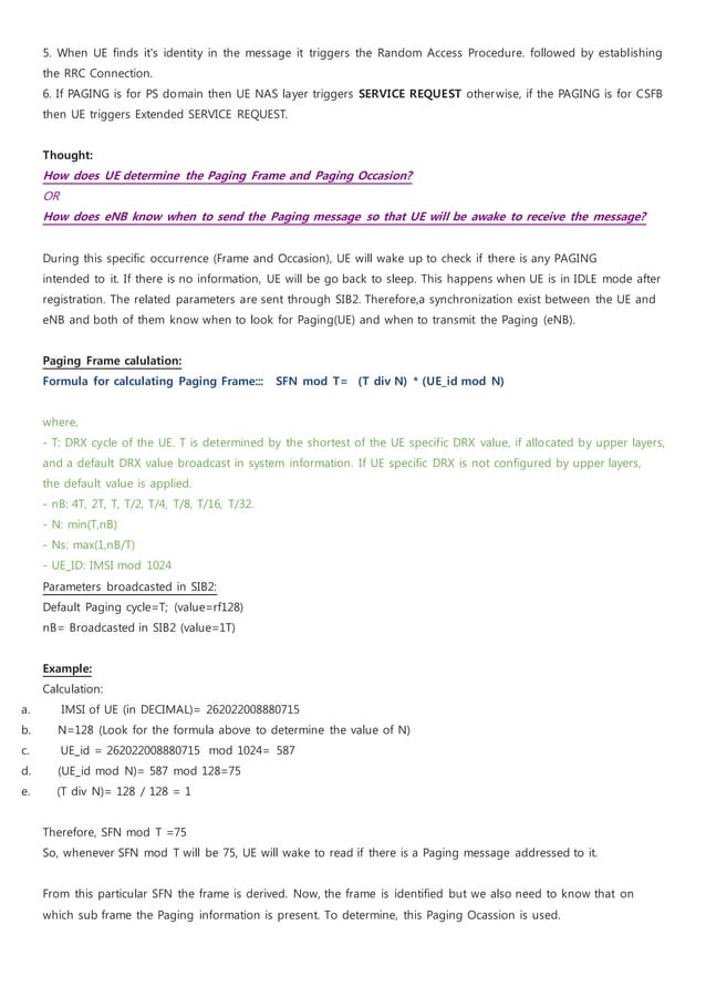 Drx in rrc idle | DOCX | Computer Networking | Computing