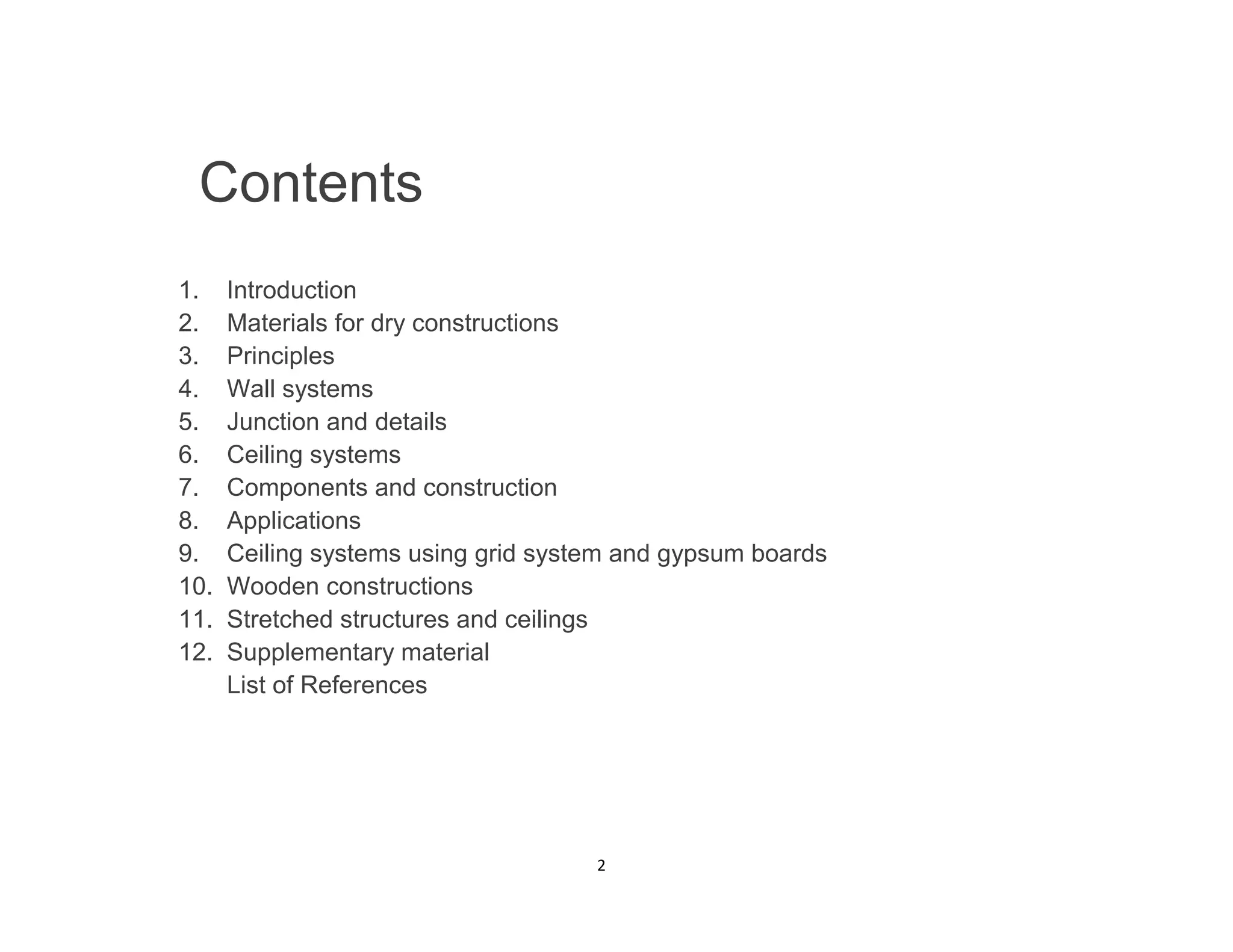Dry Constructions Systems & Applications | PDF
