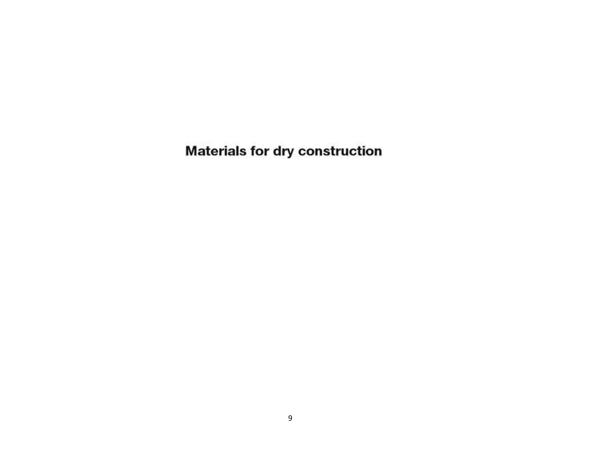 Dry Constructions Systems & Applications | PDF