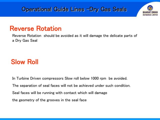 DRY-GAS-SEAL.ppt dgs details has been given to be seen | PPT | Auto ...