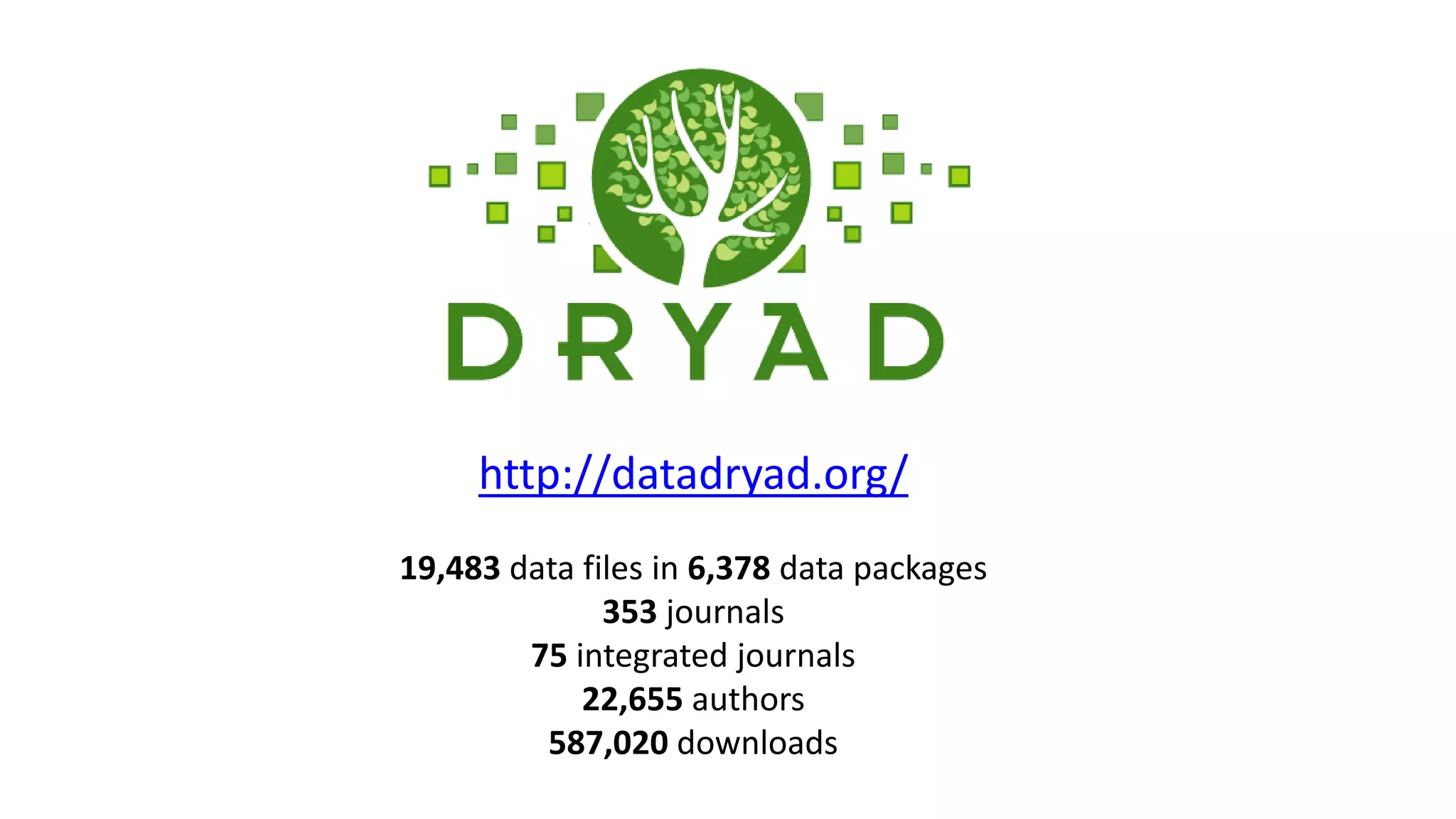 Data curation at Dryad Digital Repository: A former curator's perspective | PPT