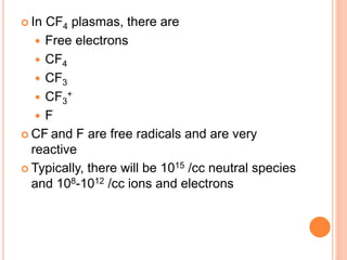 Dry and wet etching | PPTX