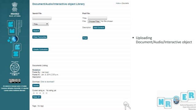 National Repository of Open Educational Resources (NROER) | PPTX ...
