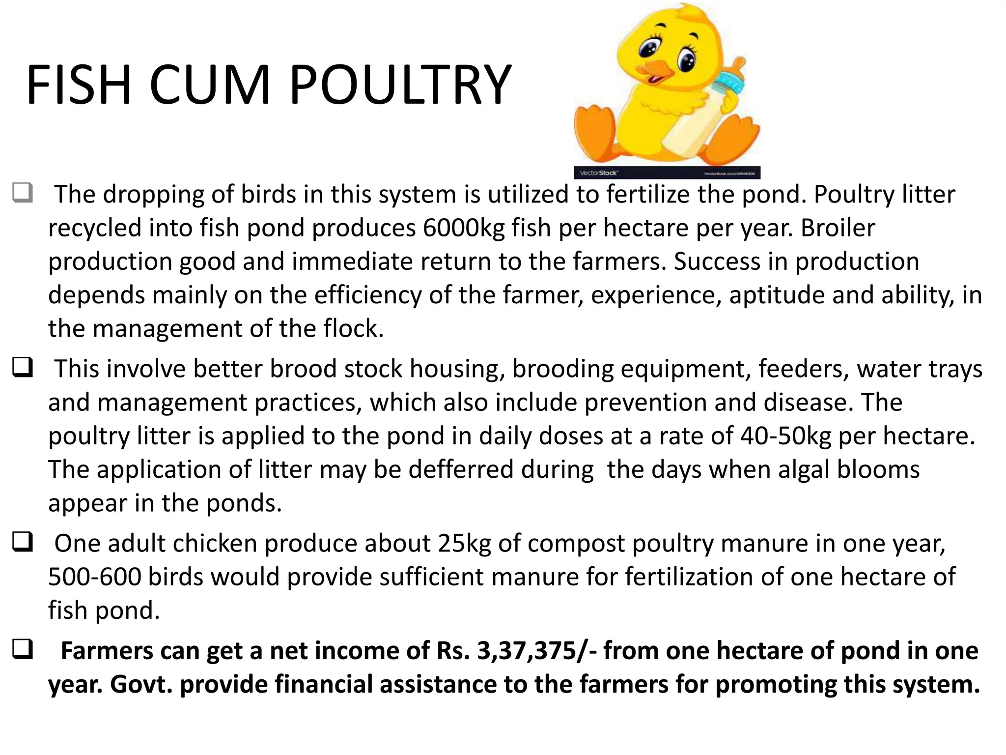 Preparation of enterprise budget for integrated fish farming | PPTX