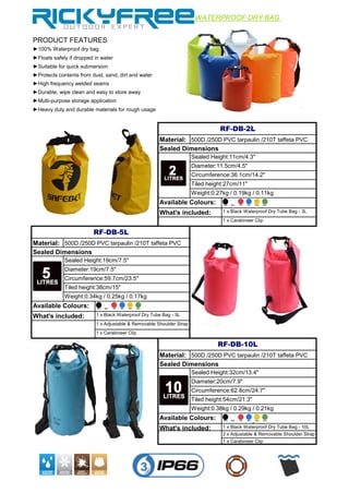 2015 Waterproof Dry Bag catalogue | PDF
