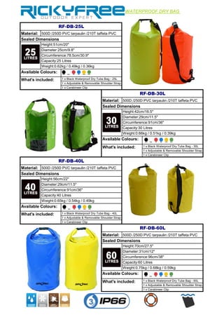 2015 Waterproof Dry Bag catalogue | PDF