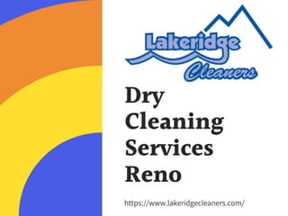 Dry cleaning services reno | PPT