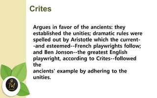 Dryden's Essay On Dramatic Poesy | PPTX