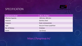 Dryer for pharmaceutical industry | PPTX