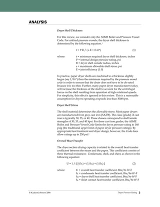 Dryer Pressure Rating | PDF