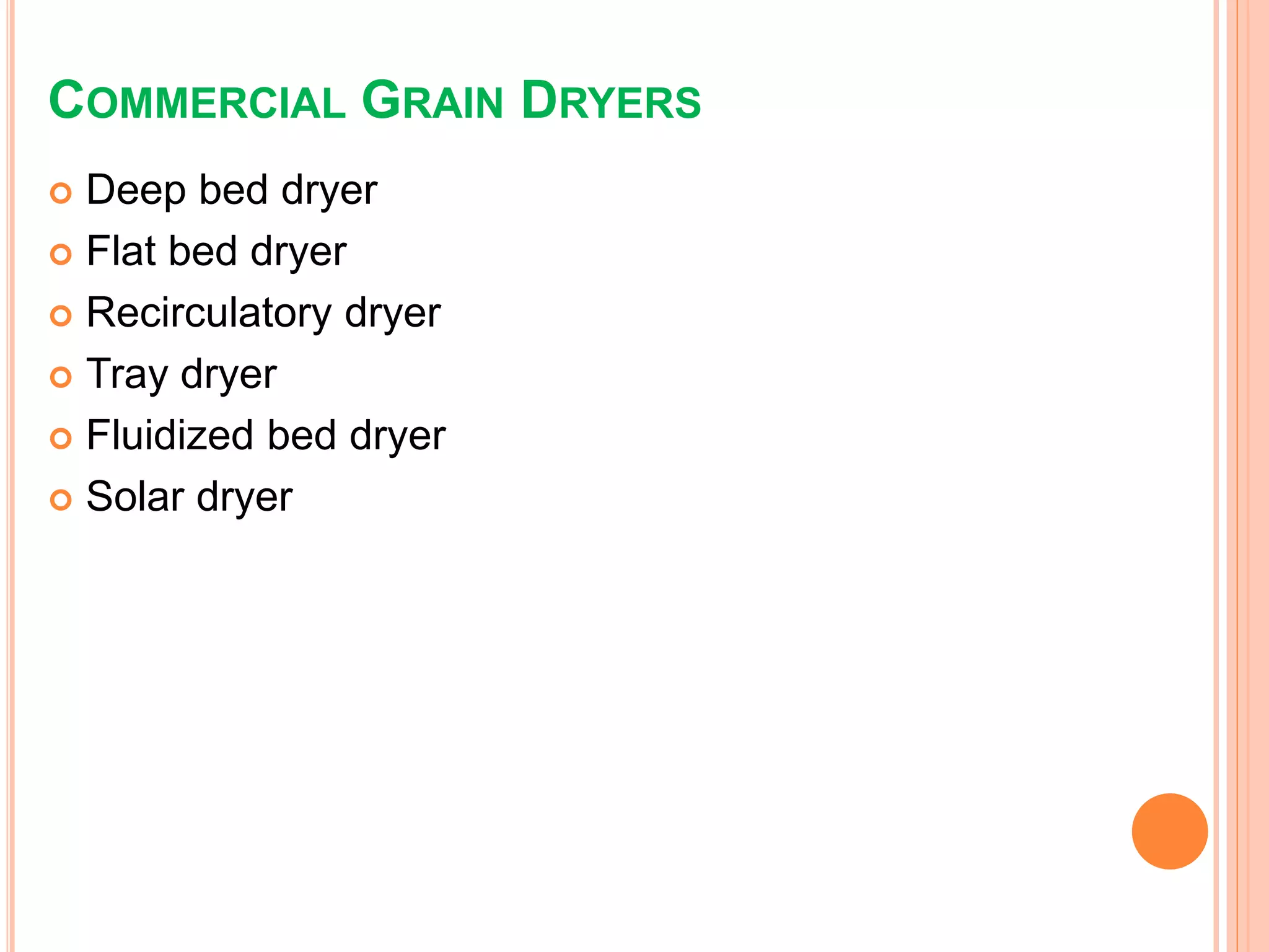 Grain Dryers | PPTX
