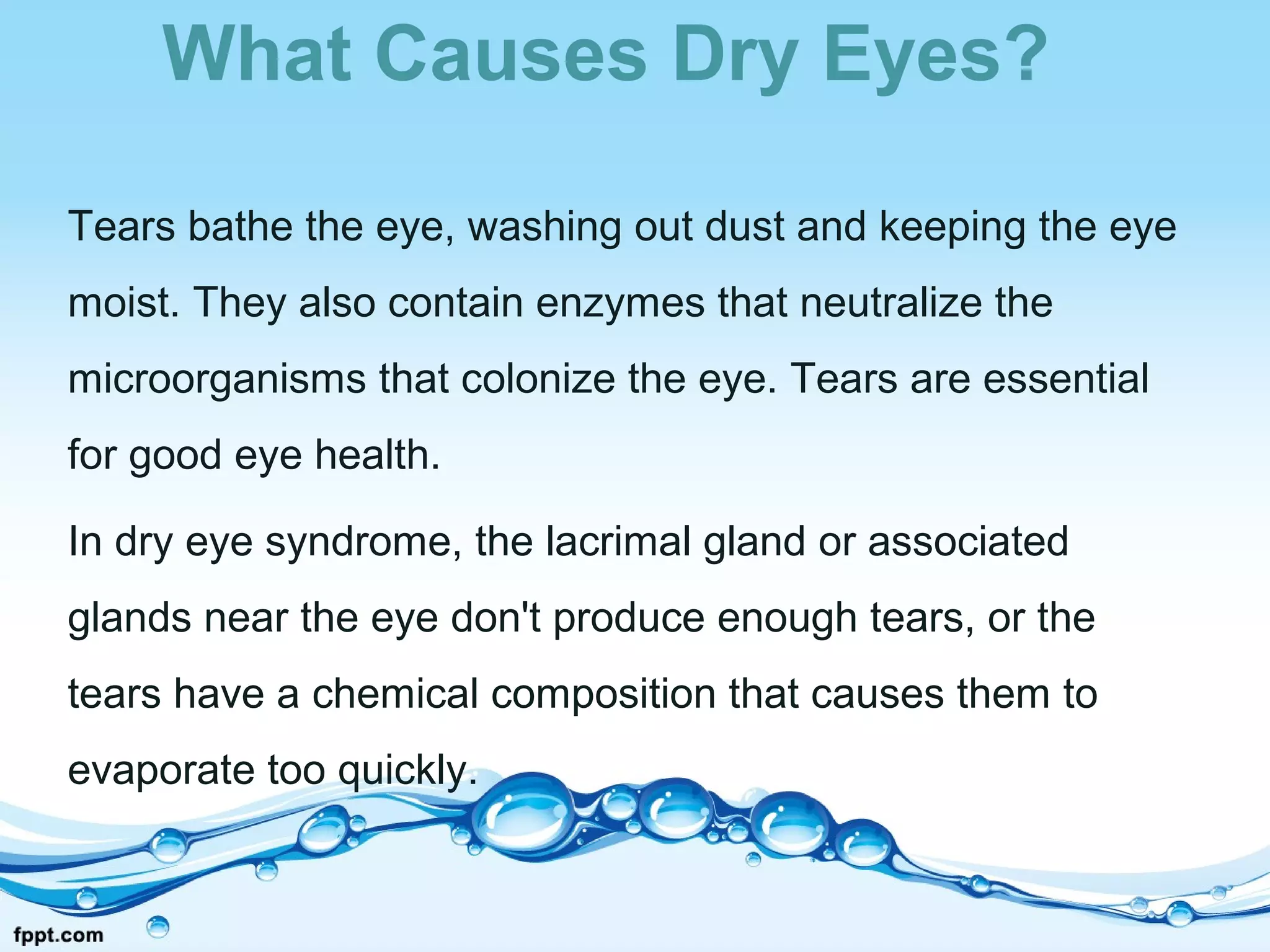 Dry eye | PPT