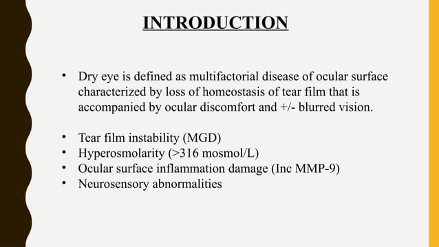 Dry Eye causes, aetiology, pathogenesis, treatment.pptx