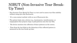 Dry Eye. A comprehensive overview on keratoconjunctivitis sicca | PPTX