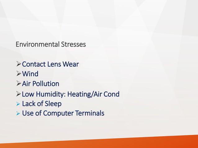 Dry eye sameer | PPT