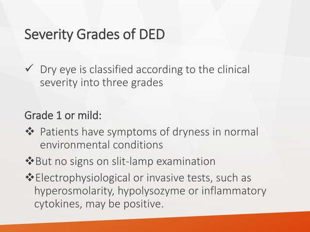 Dry eye sameer | PPT