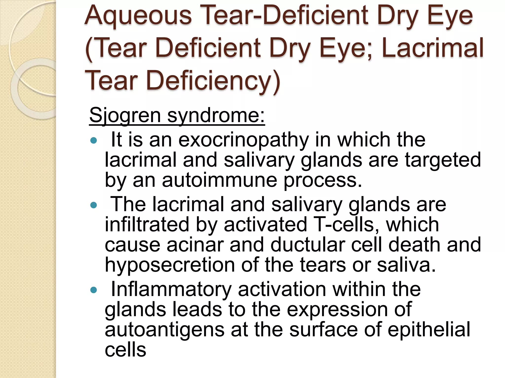 Dry eye | PPTX