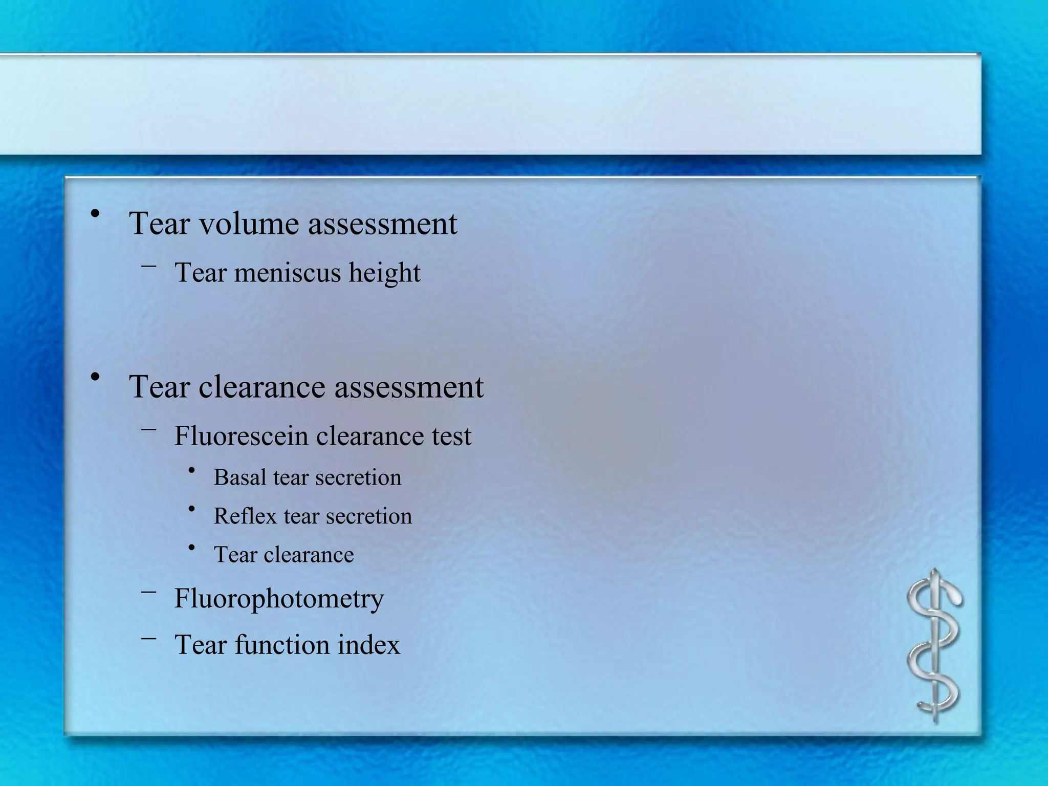 Dry eye | PPT