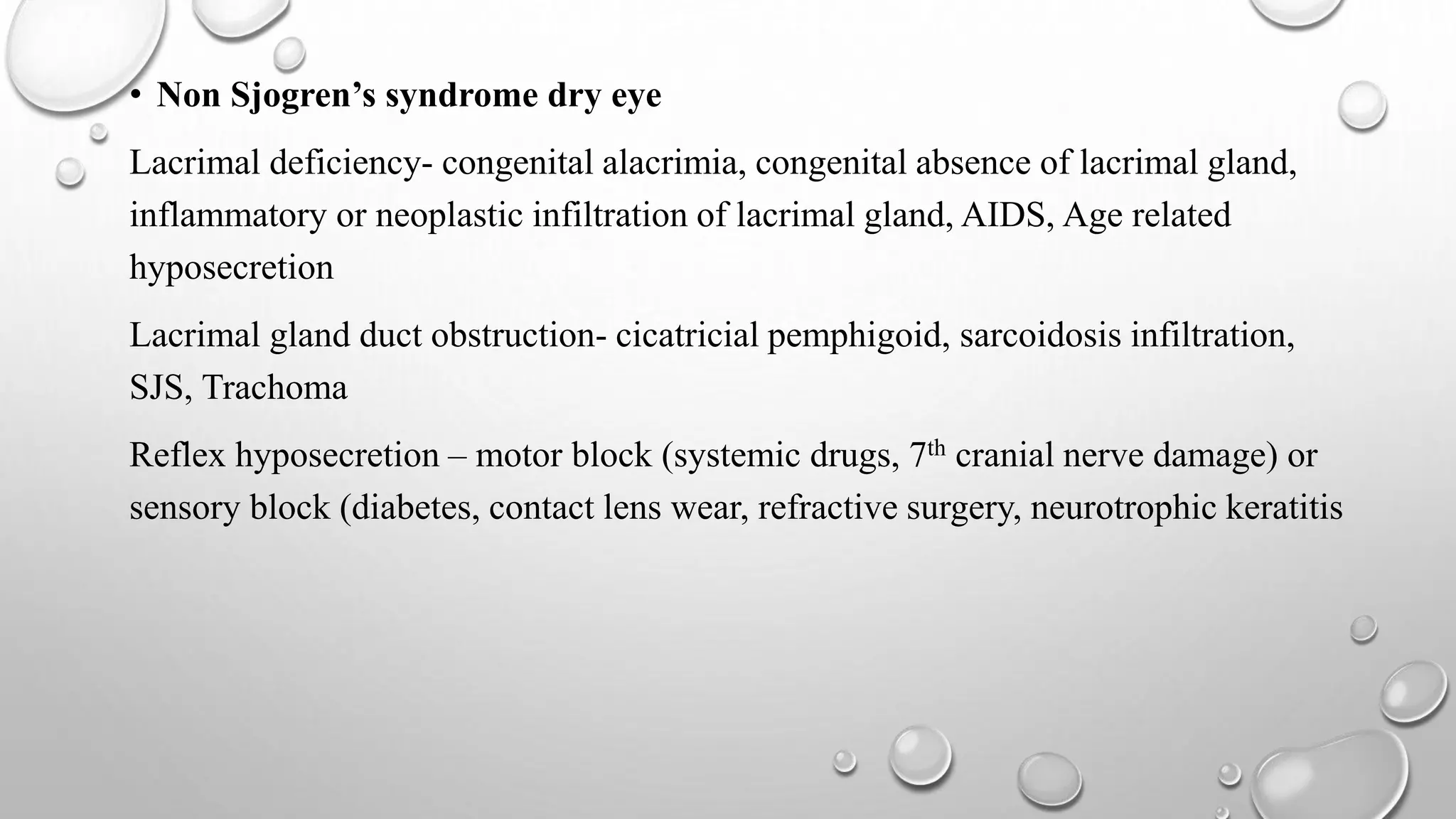 Dry eye disease | PPTX