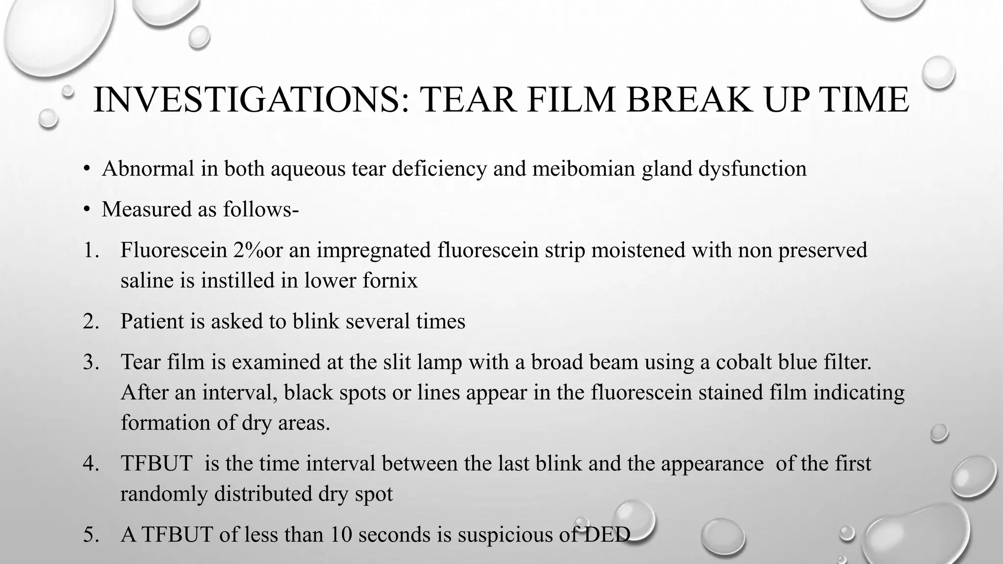 Dry eye disease | PPTX