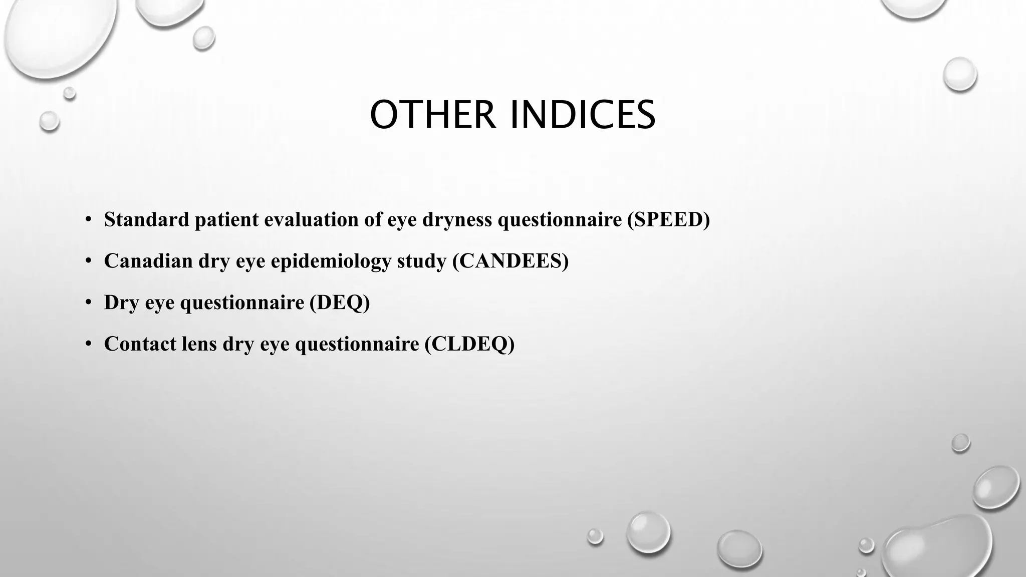Dry eye disease | PPTX