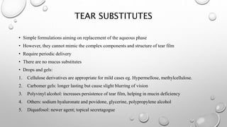 Dry eye disease | PPTX