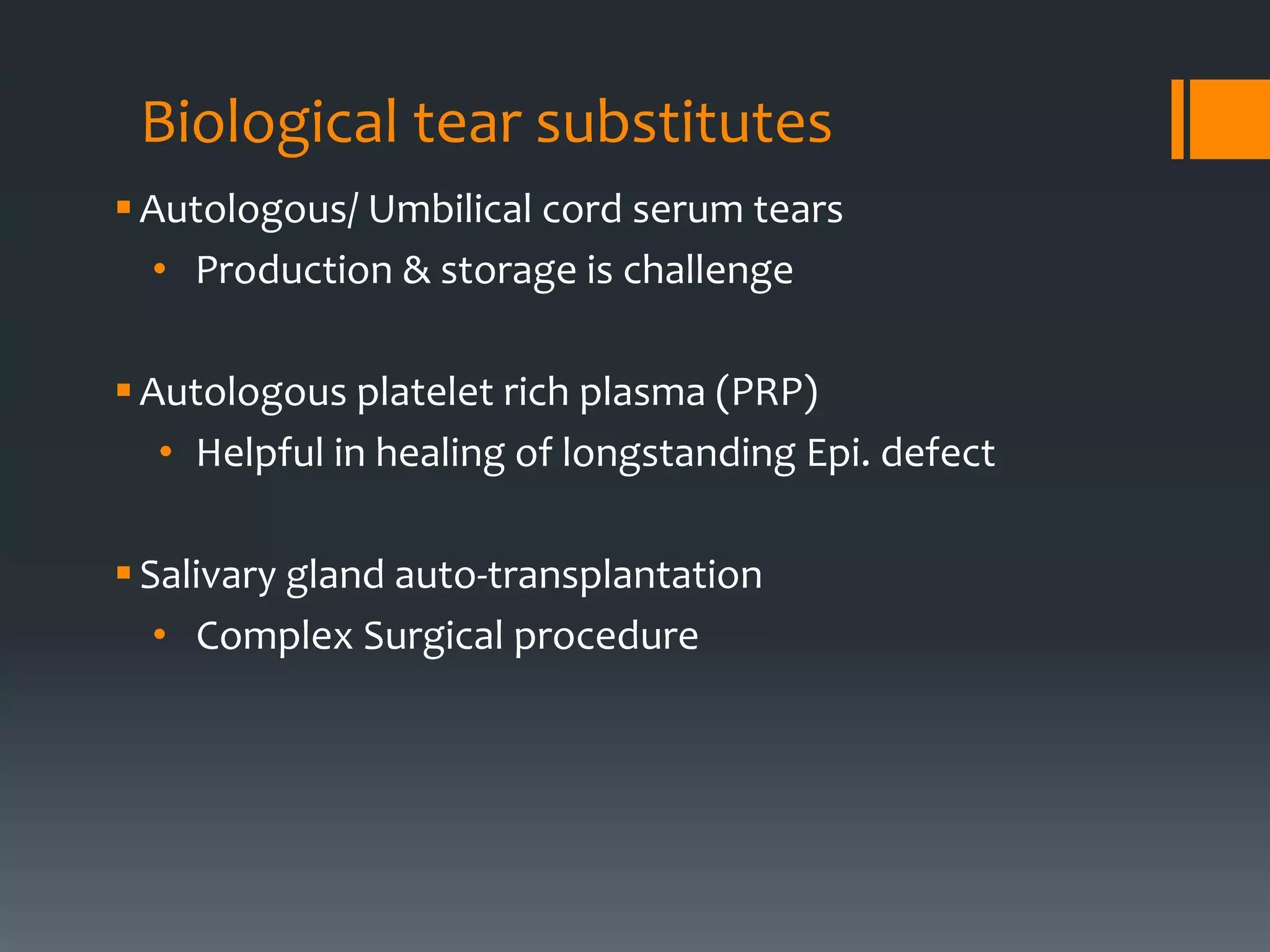 Dry eye evaluation and mx ppt | PPTX