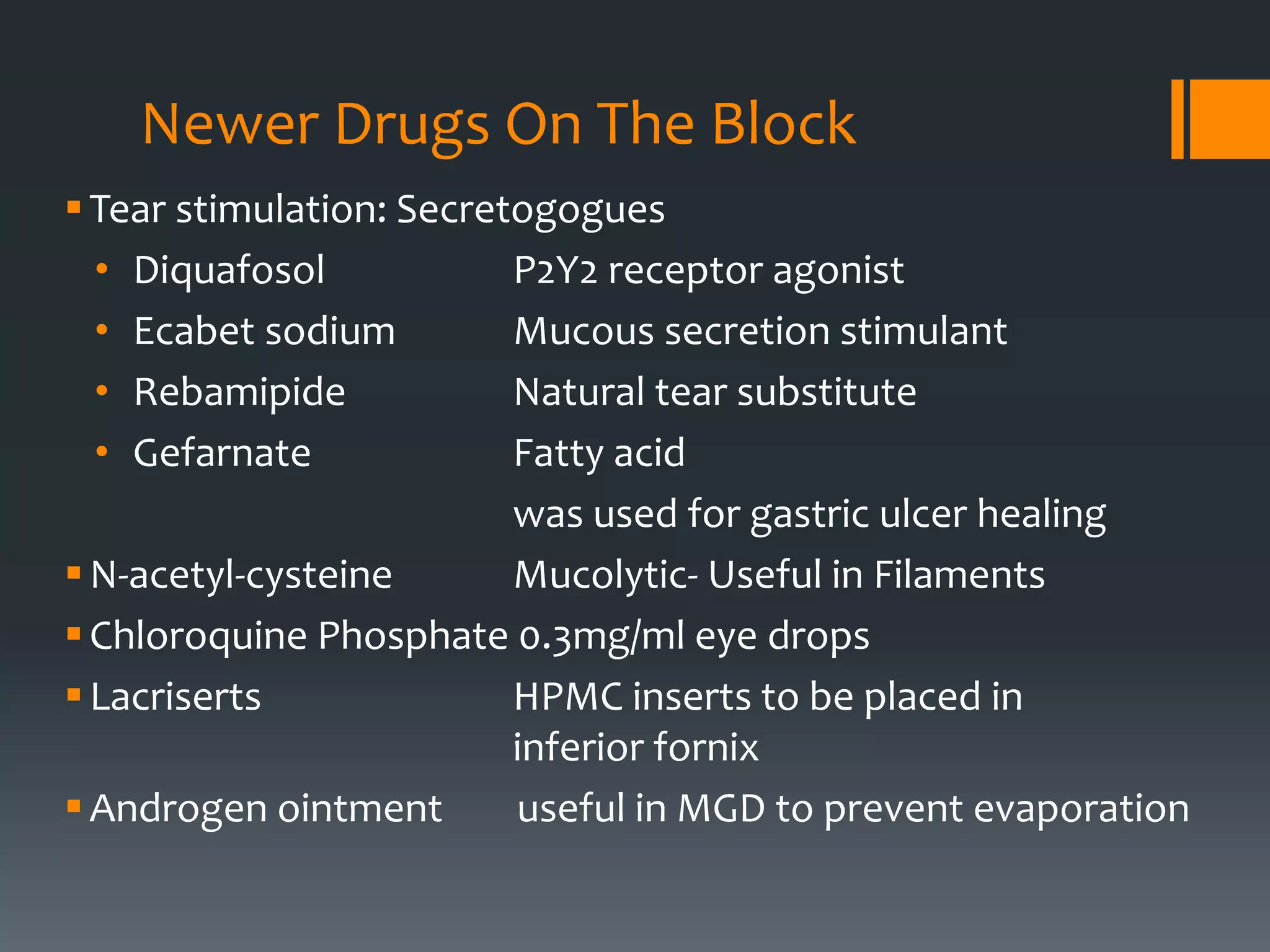 Dry eye evaluation and mx ppt | PPTX
