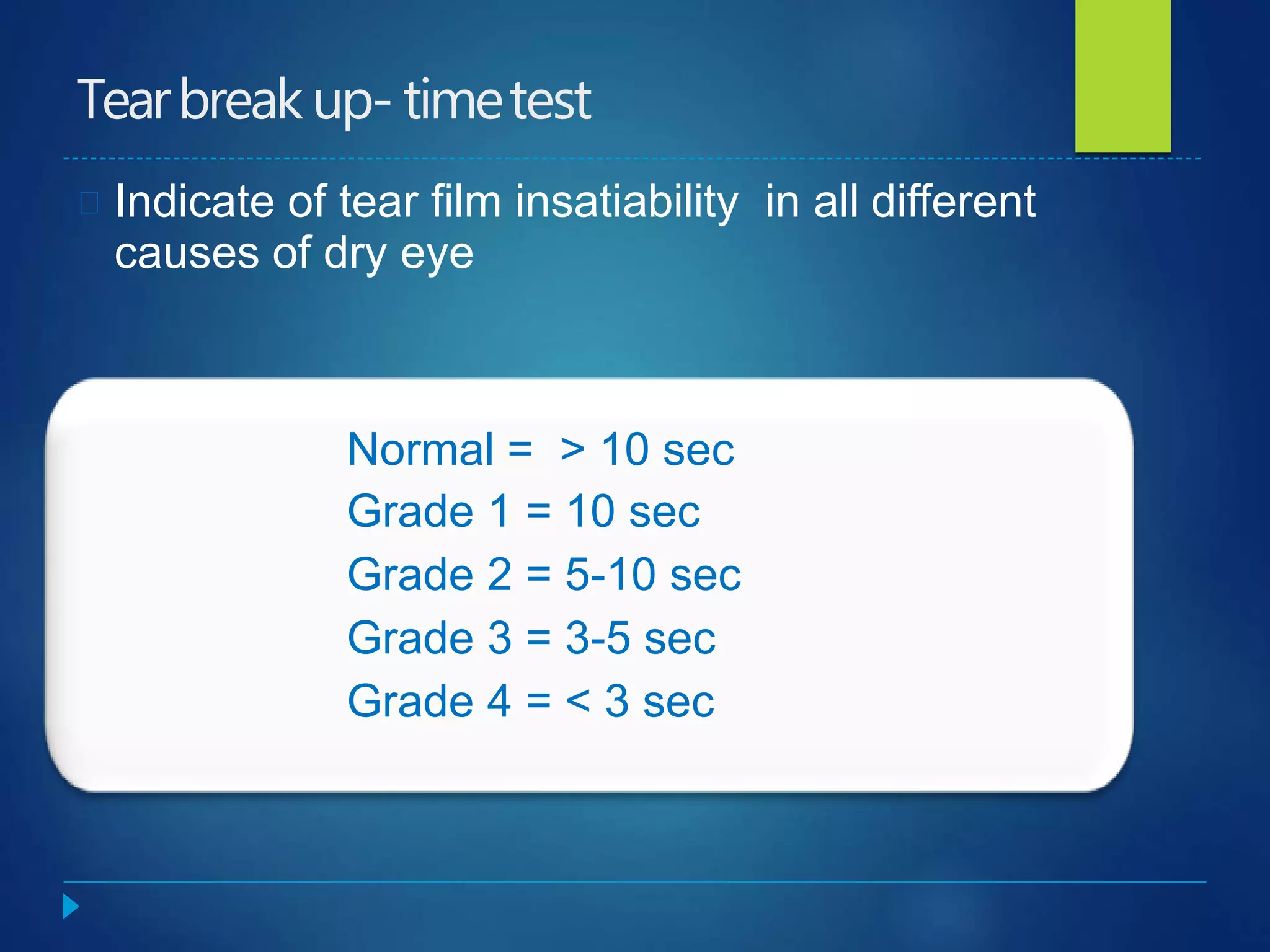 Dry eye diagnosis and management | PPTX