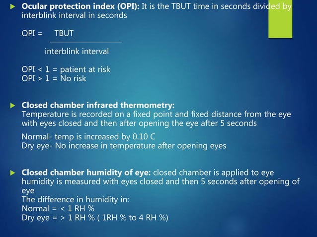 Dry eye diagnosis and management | PPTX