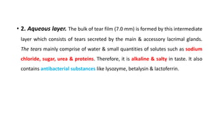 Dry eye ( investiigations & basic ) | PPTX