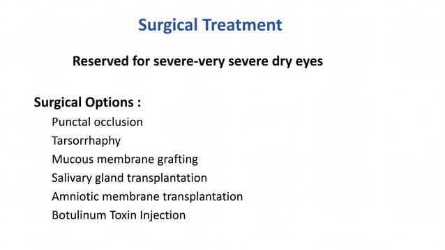 Dry eye management | PDF | Eye and Vision Conditions | Diseases and ...