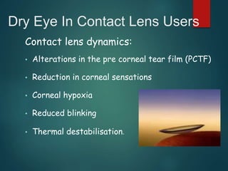 Dry eye pathology | PPTX