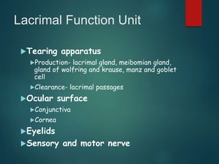 Dry eye pathology | PPTX