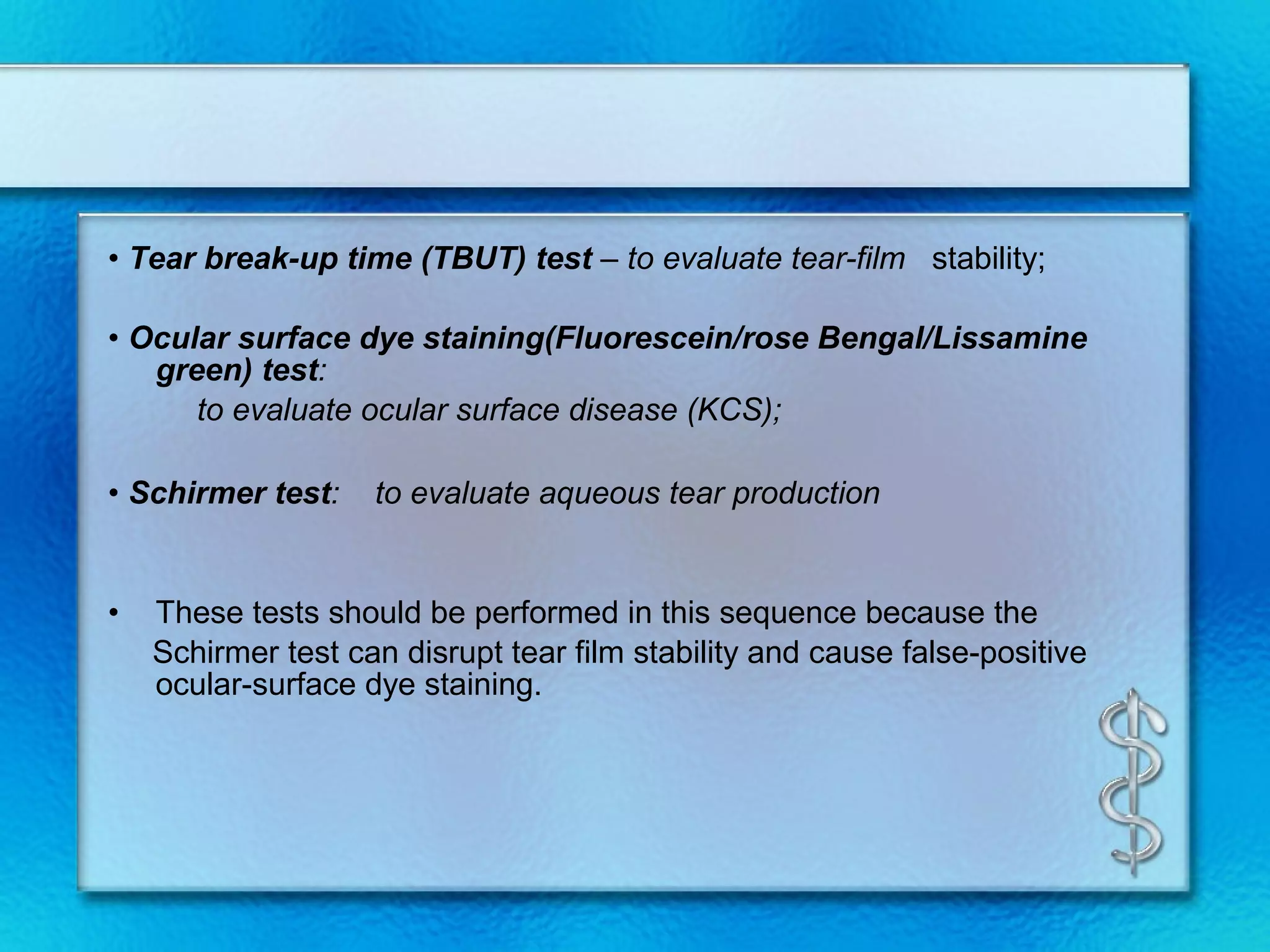 Dry eye | PPT