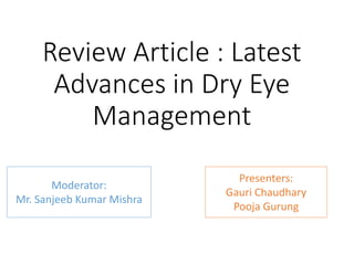 Latest Advances in Dry Eye Management.pptx