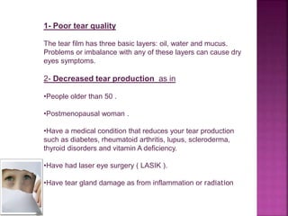 Dry eyes | PPTX