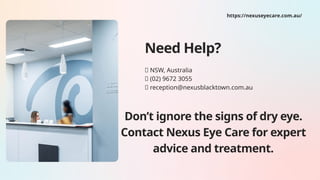 Understanding Dry Eyes: Causes, Symptoms & Treatment Options | PPTX